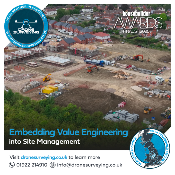 Embedding Value Engineering into Site Management - Drone Surveying
